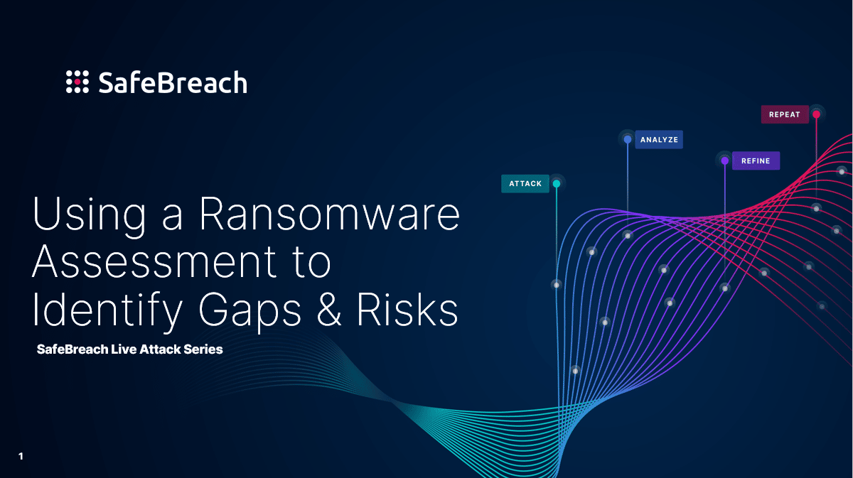 Webinar - Using a Ransomware Assessment to Identify Gaps & Risks ...